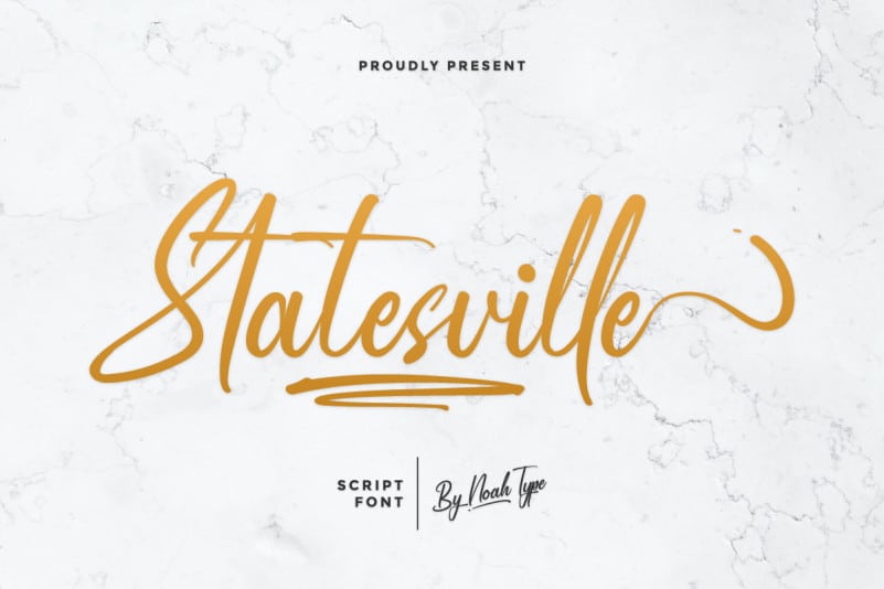 Statesville Script Font - Befonts