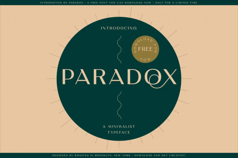 BN Paradox Free Font - Download Free Font