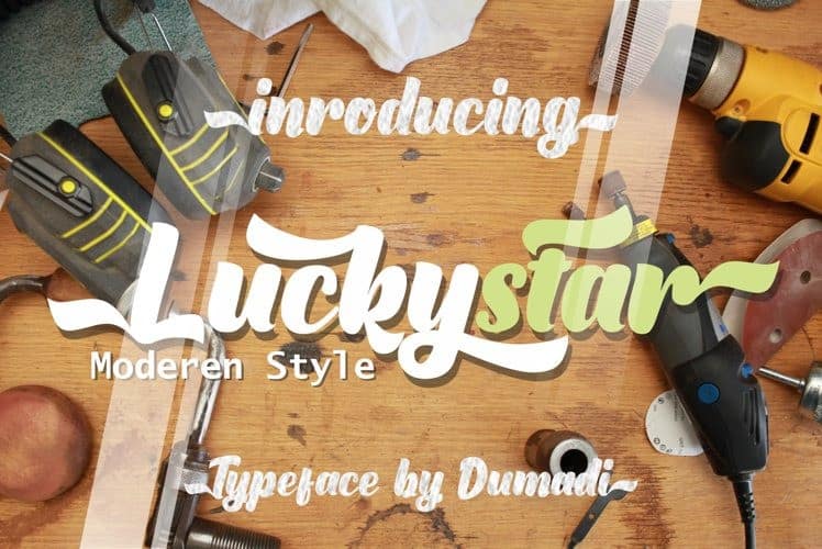 Luckystar Bold Script Font - Download Free Font