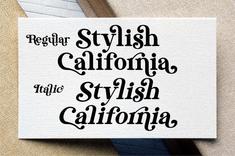 Stylish California Serif Font - Download Free Font