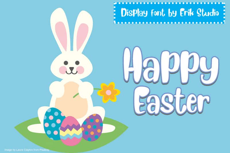 Happy Easter Display Font - Download Free Font