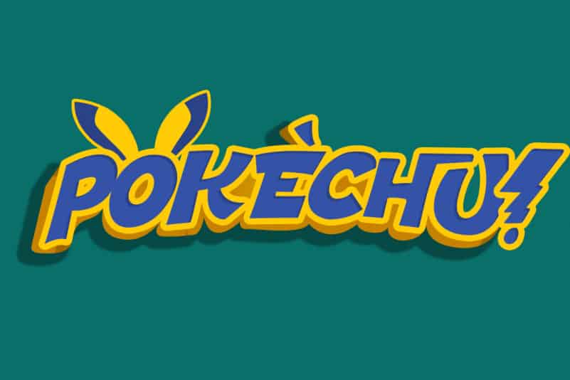 Pokechu Display Font - Download Free Font