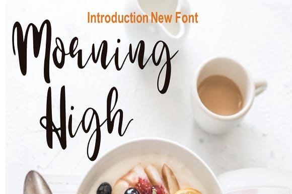 Morning High Script Font - Download Free Font