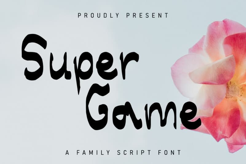 Super Game Display Font - Download Free Font