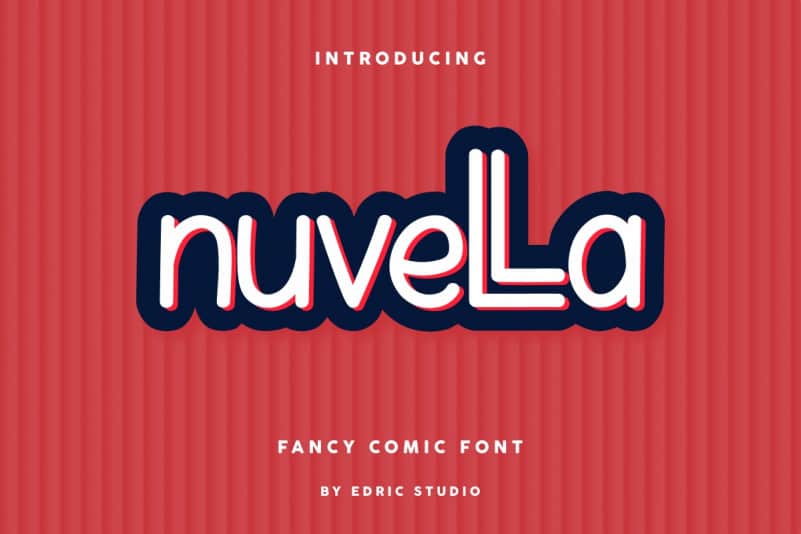 Nuvella Display Font - Befonts