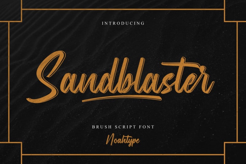 Sandblaster Script Font - Download Free Font