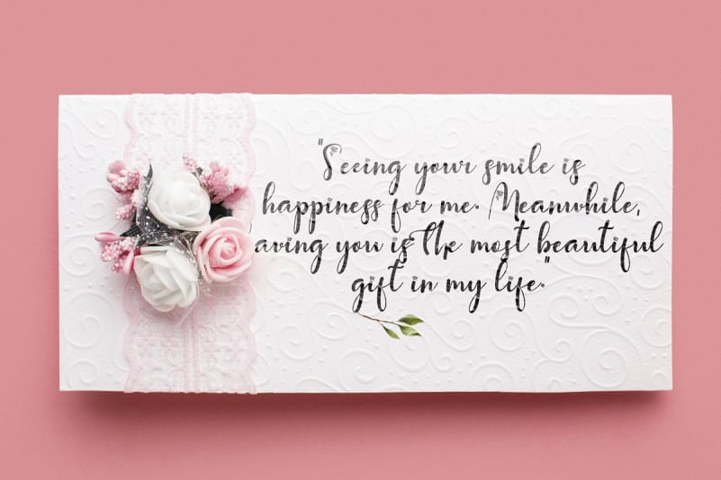 With Rose Script Font - Download Free Font