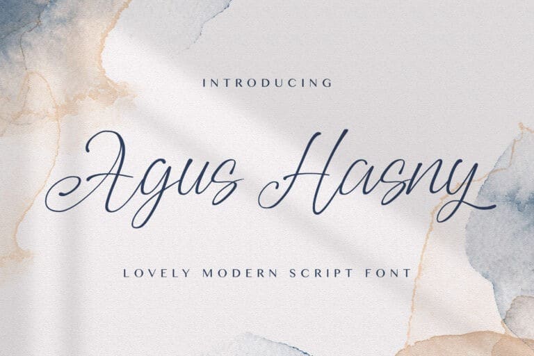 Agus Hasny Calligraphy Font - Download Free Font