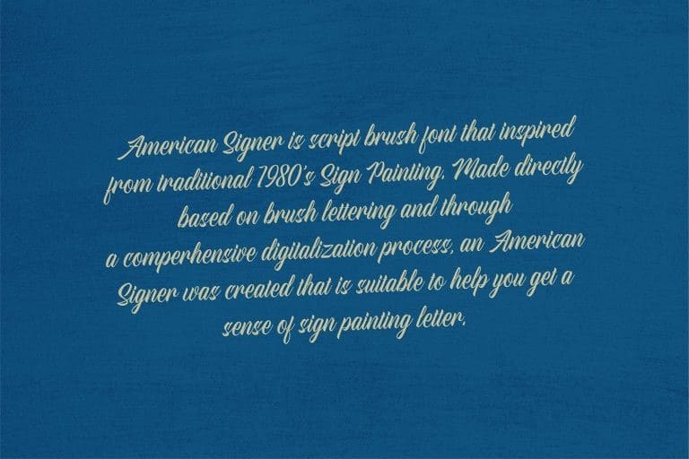 American Signer Script Font - Download Free Font