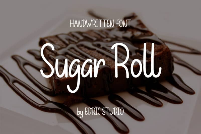 Sugar Roll Handwriting Font - Befonts