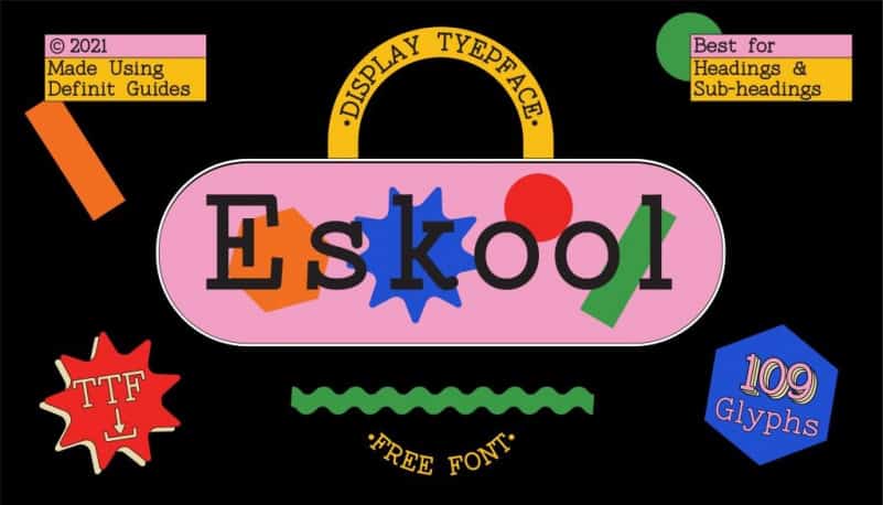 Eskool Slab Serif Font - Download Free Font