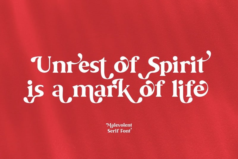 Malevolent Serif Font - Download Free Font