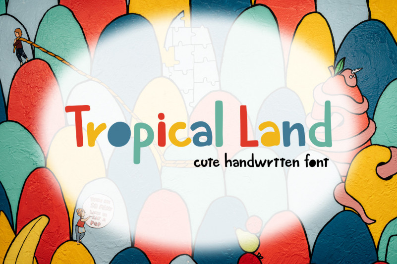 Tropical Land Font - Download Free Font