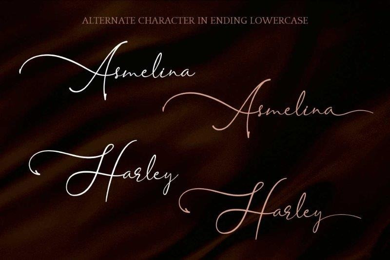 Asmelina Harley Font - Download Free Font