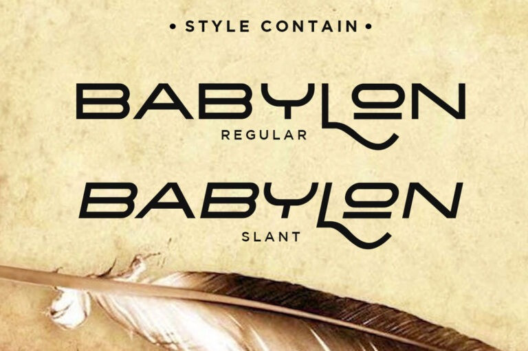 Babylon Font - Download Free Font