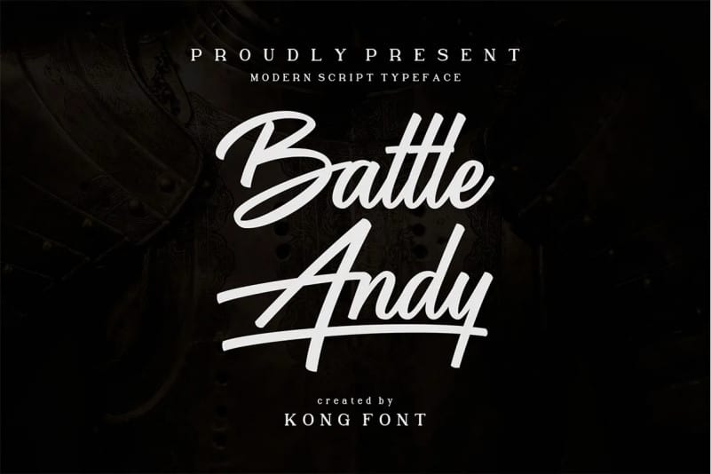 Battle Andy Script Font - Download Free Font