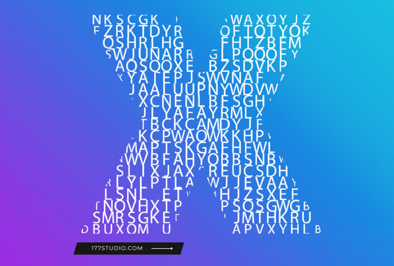 Character with Text Font - Download Free Font