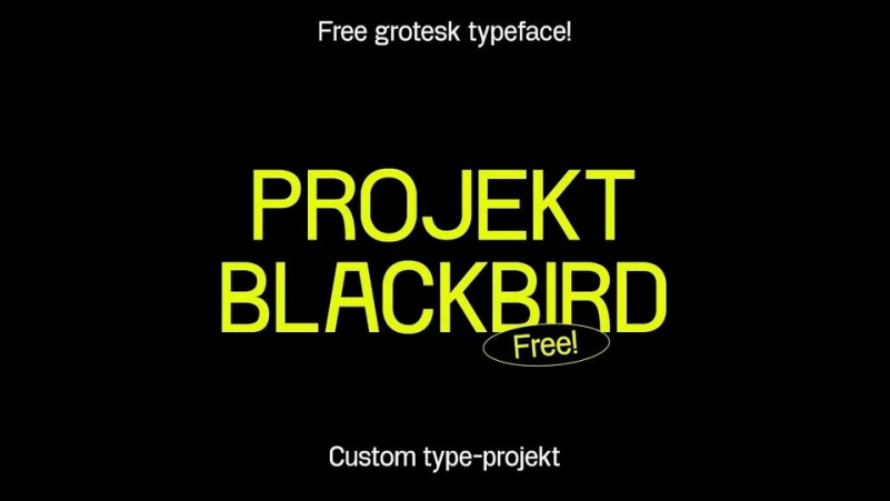 Project Blackbird Font - Download Free Font