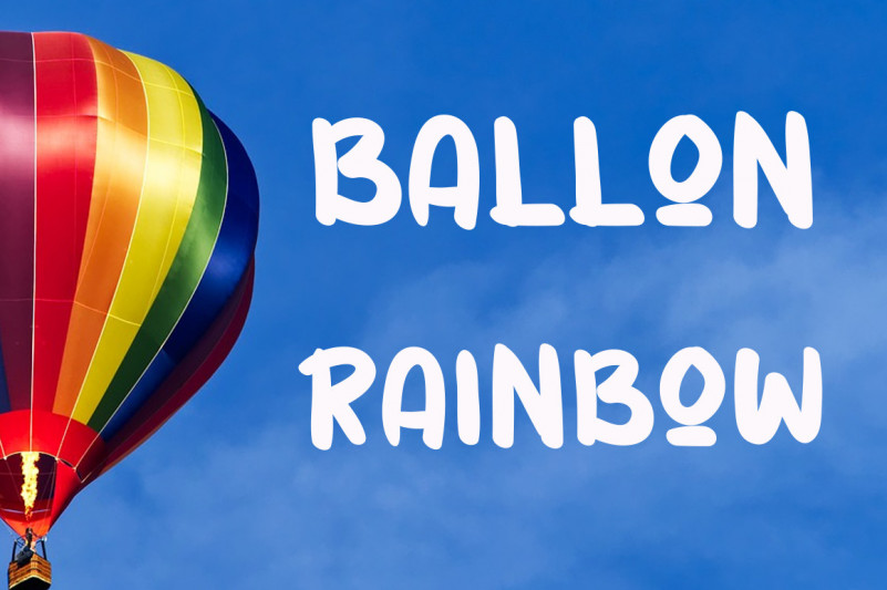 Vintage Rainbow Font - Download Free Font