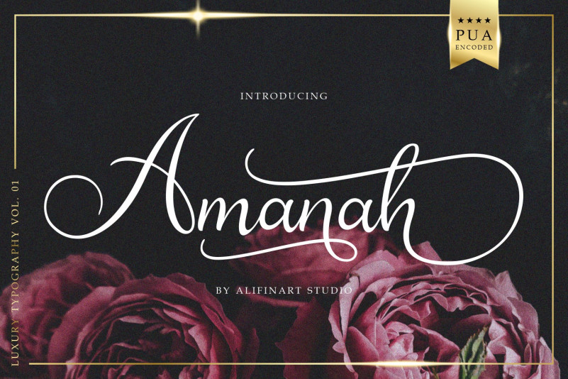 Amanah Font - Download Free Font