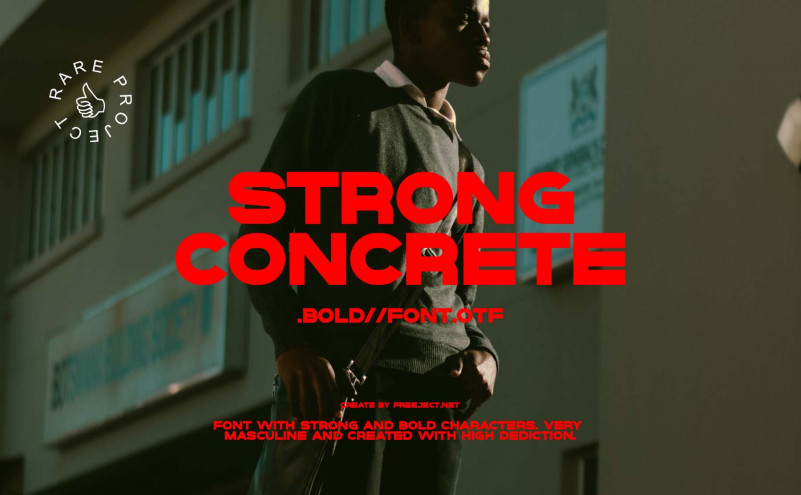 Strong Concrete Font - Download Free Font