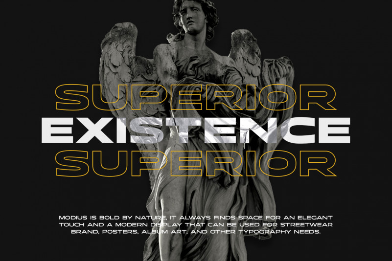 Modius Extended Font - Download Free Font