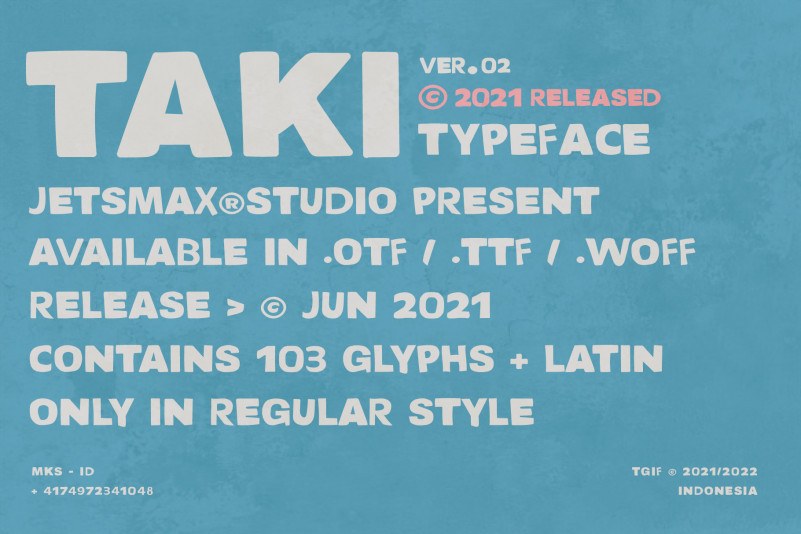 TAKI Font - Download Free Font