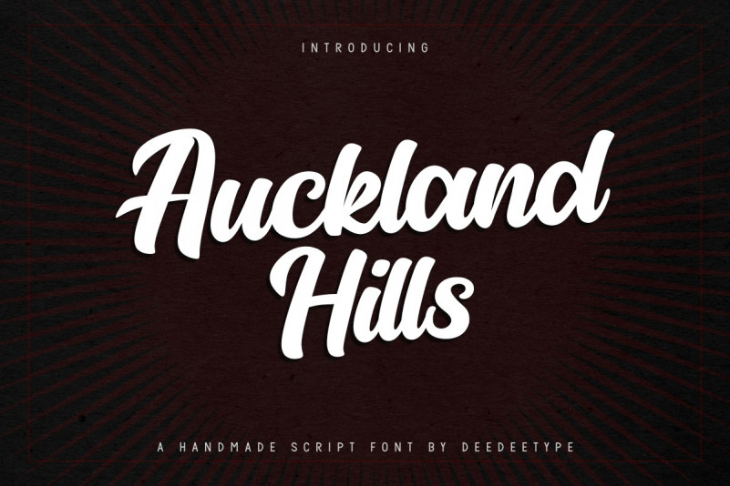 Auckland Hills Font - Download Free Font