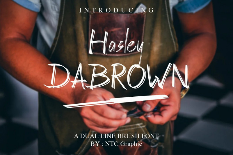 Hasley Dabrown Font - Download Free Font