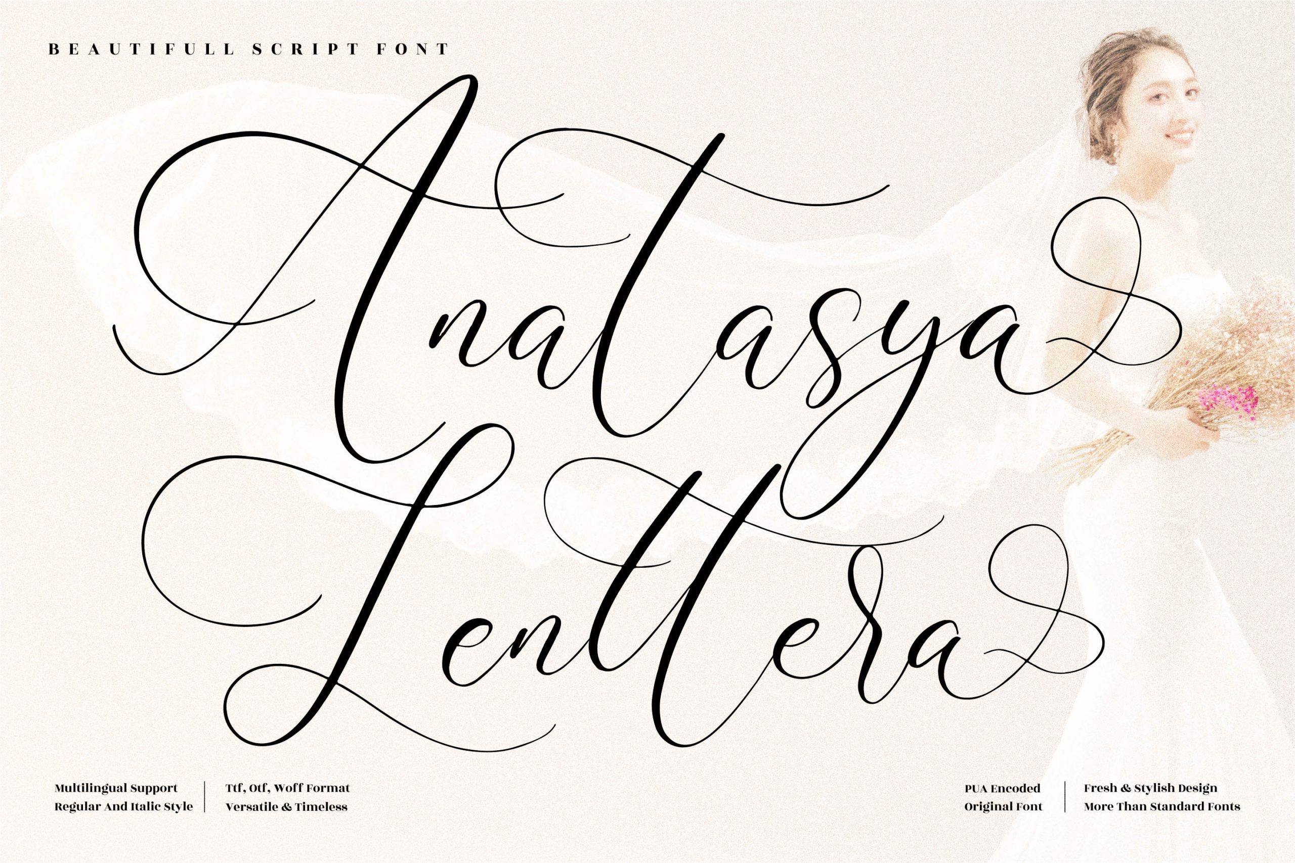 Anatasya Lenttera Font - Download Free Font