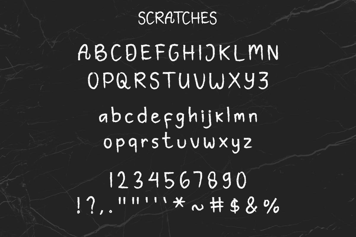 Scratches Font - Download Free Font