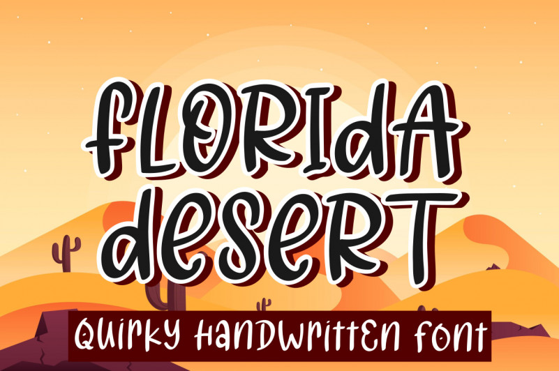 Florida Desert Font - Download Free Font