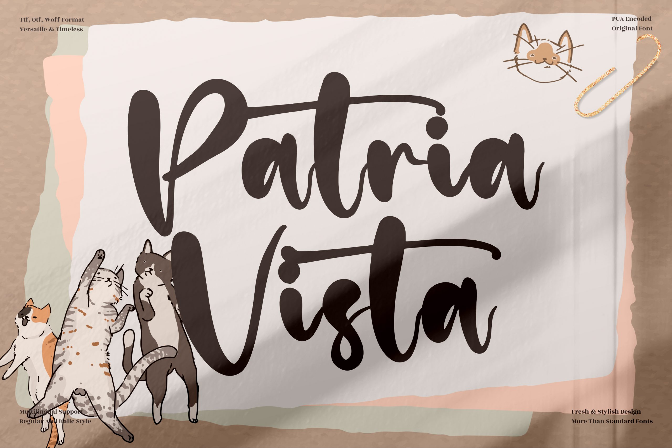 Patria Vista Font - Download Free Font