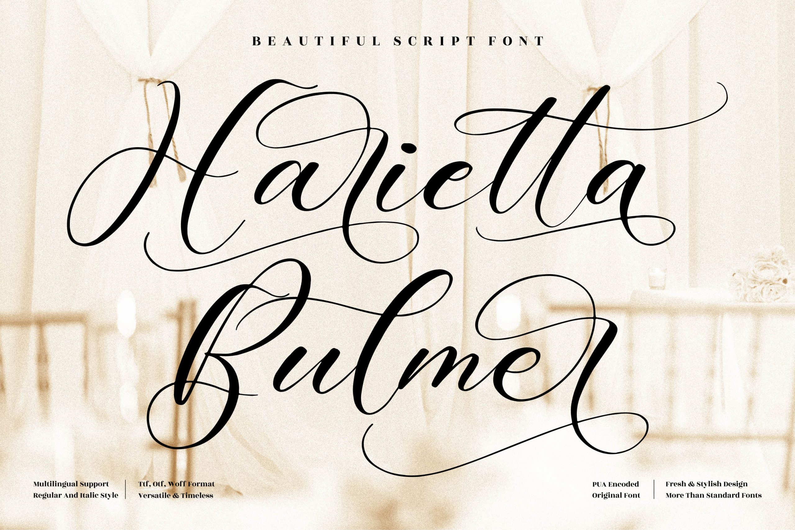 Harietta Bulmer Font - Download Free Font