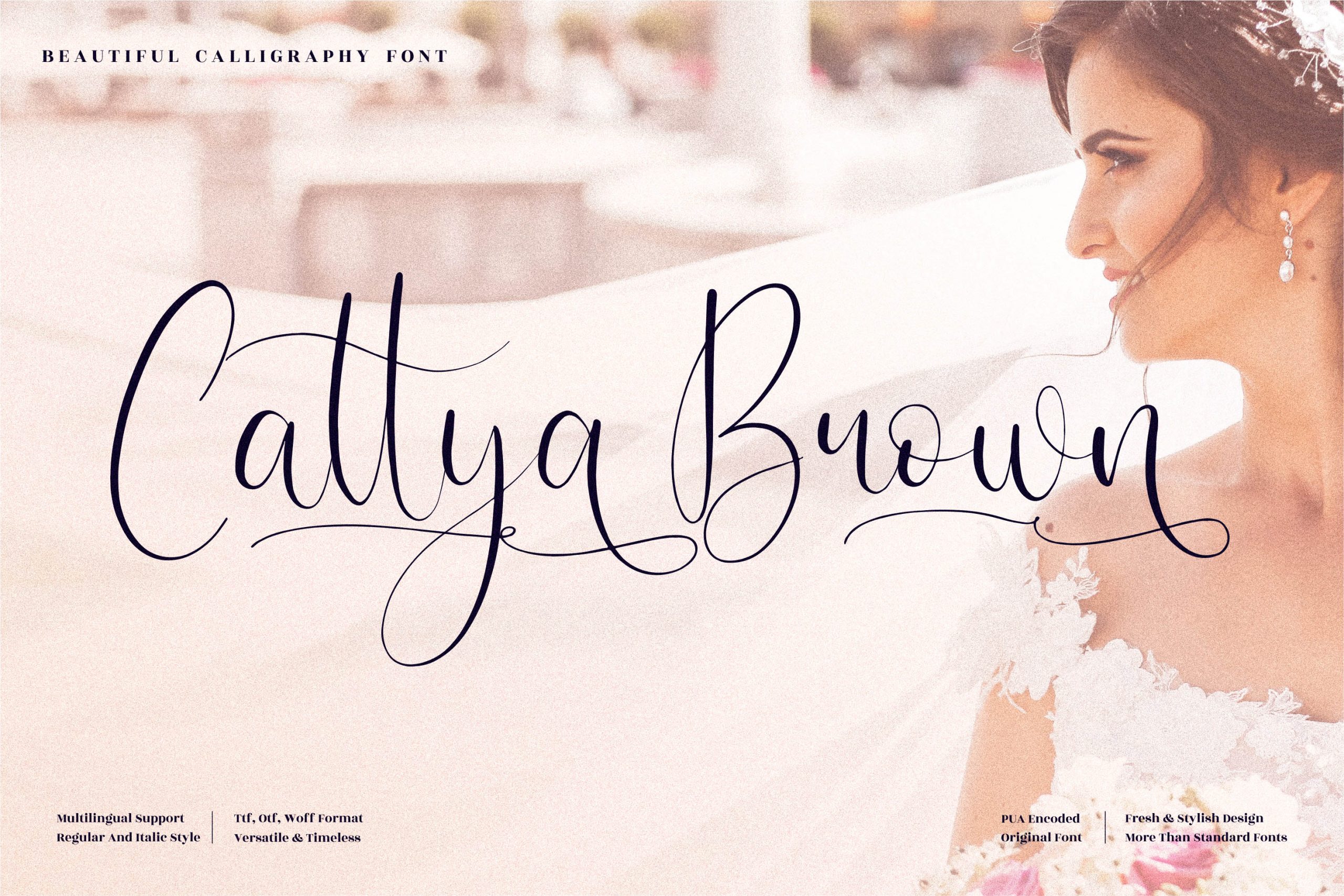 Cattya Brown Font - Download Free Font