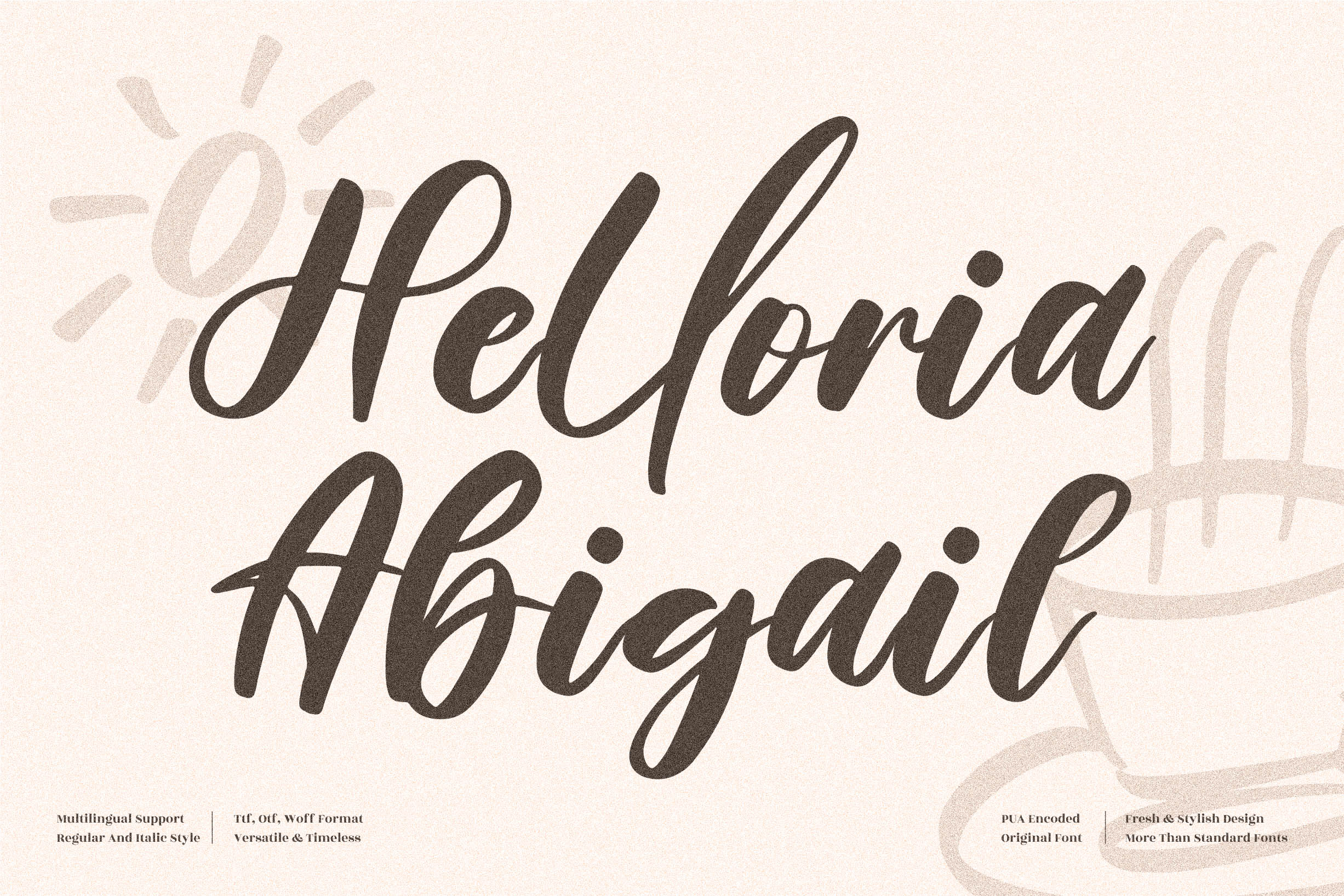 Helloria Abigail Font - Download Free Font