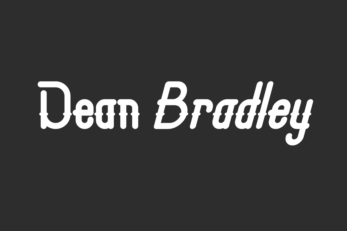 Dean Bradley Font - Download Free Font