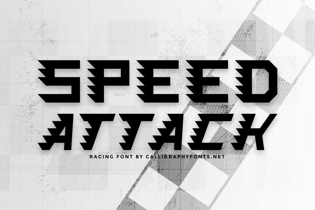Speed Attack Font - Download Free Font