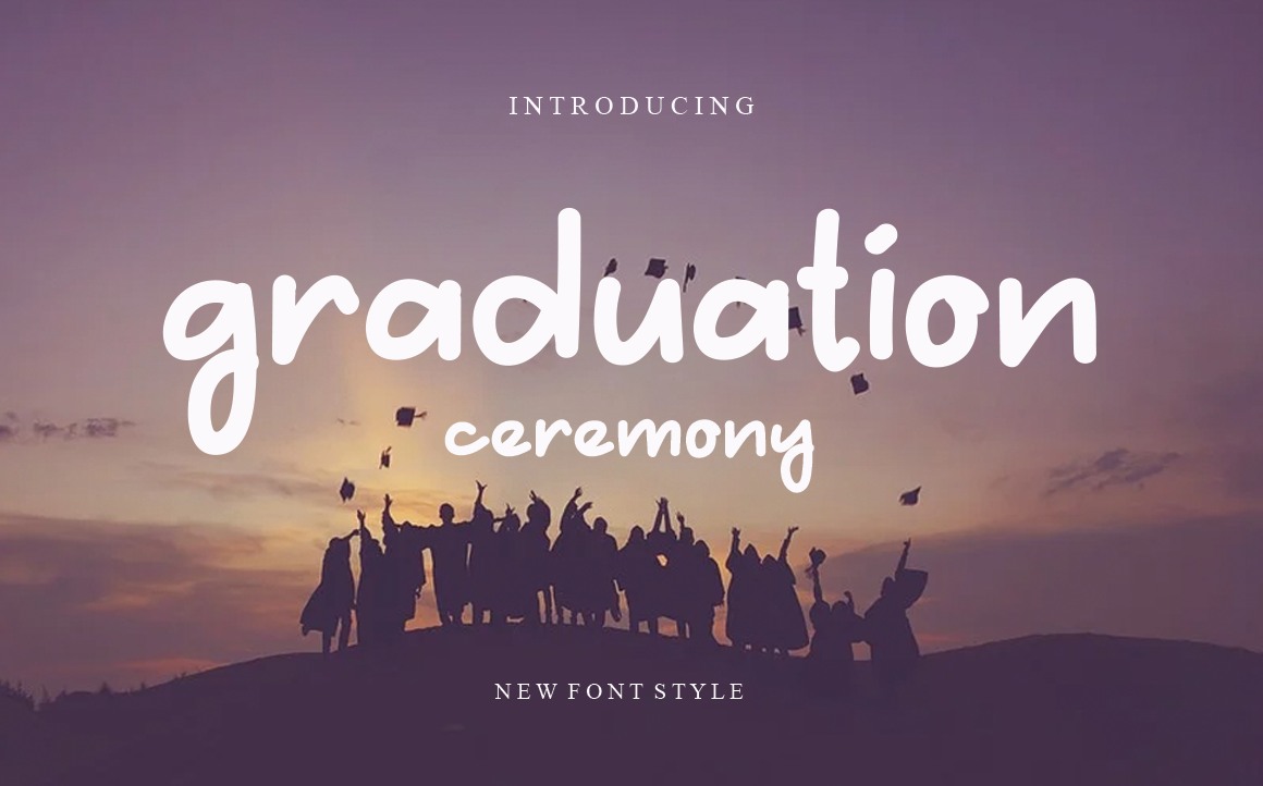 Graduation Cerenony Font - Download Free Font