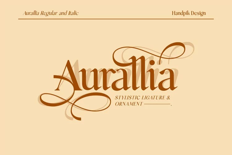 Aurallia Font - Download Free Font