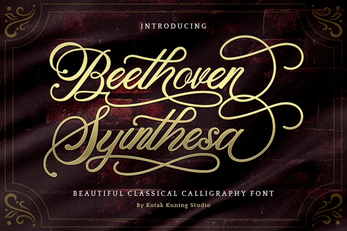 Beethoven Syinthesa Font - Download Free Font