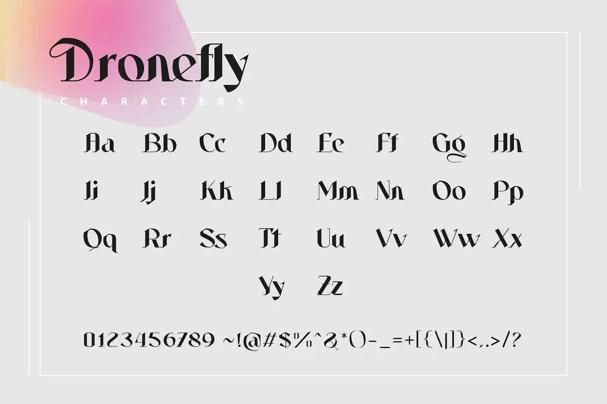 Dronefly Font - Download Free Font
