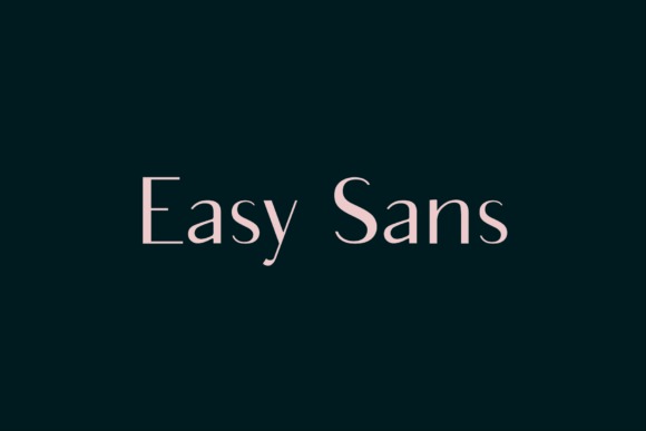 Easy Sans Font - Befonts