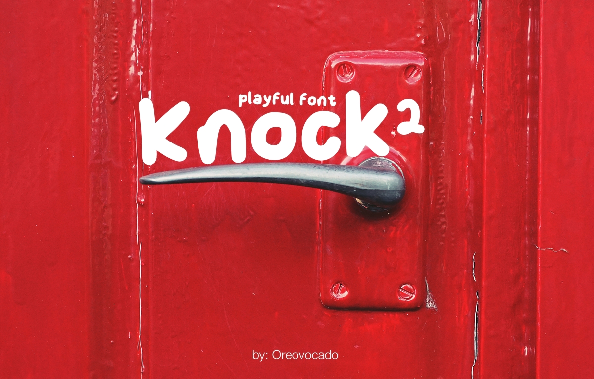 Knock2 Font - Befonts