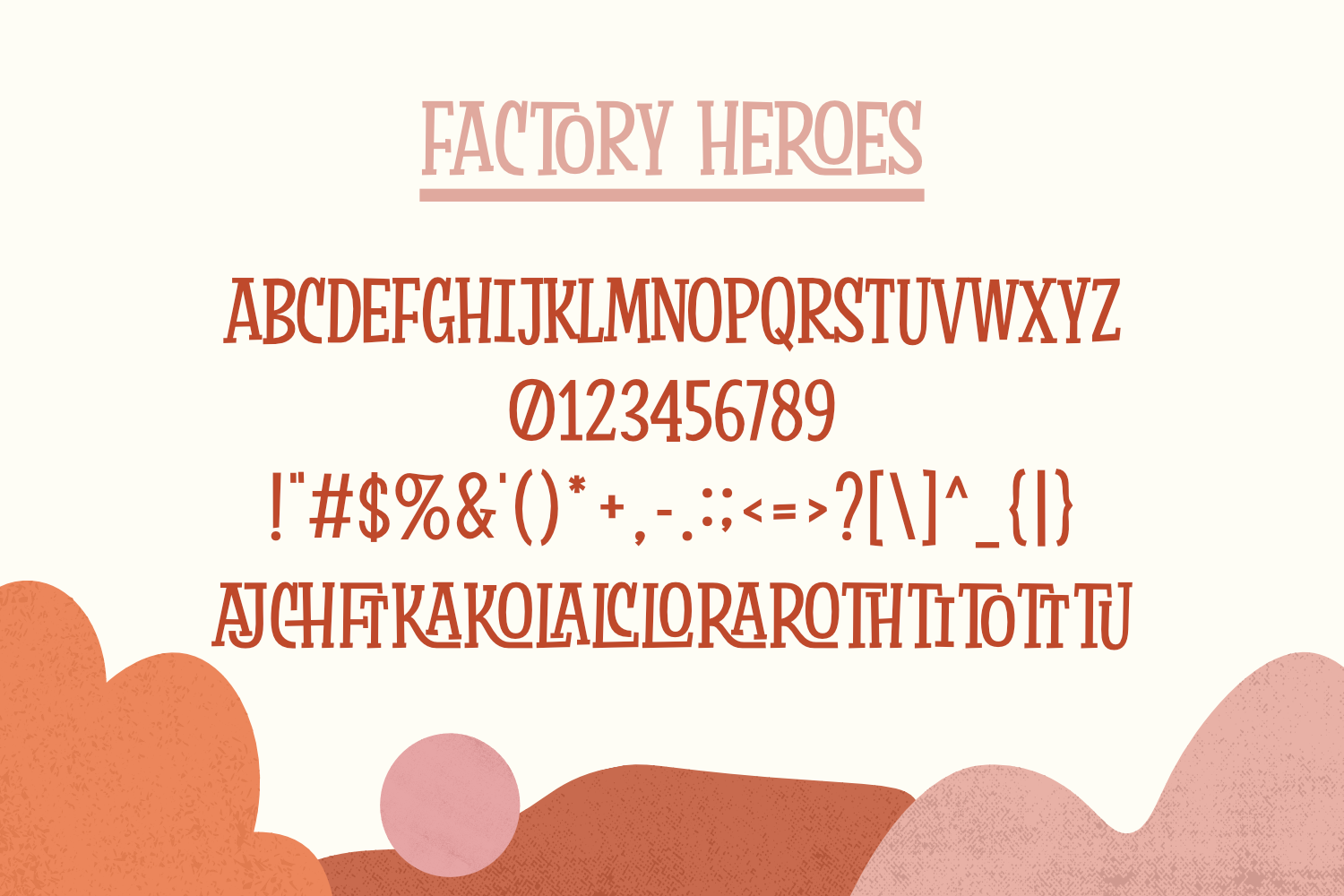 Factory Heroes Font - Download Free Font