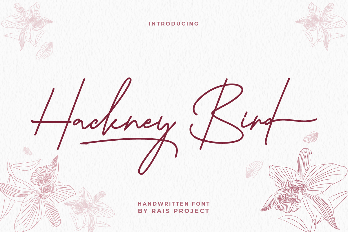 Hackney Bird Font - Download Free Font