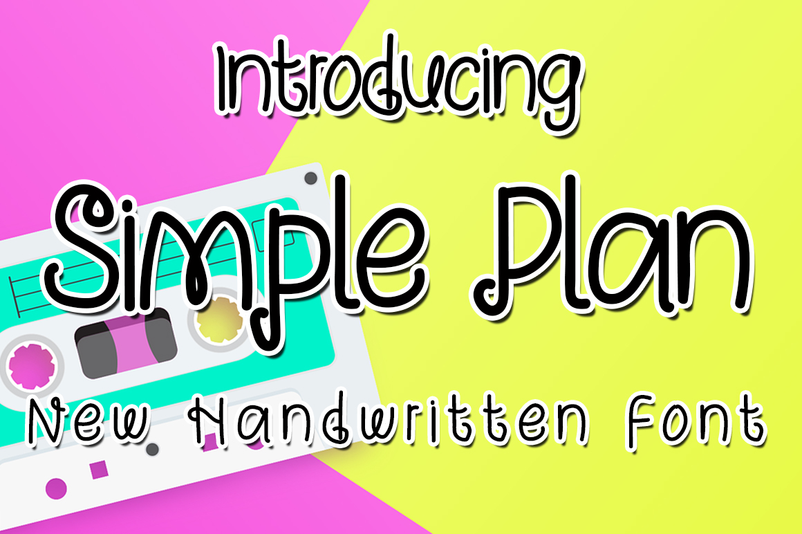 Simple Plan Font - Download Free Font