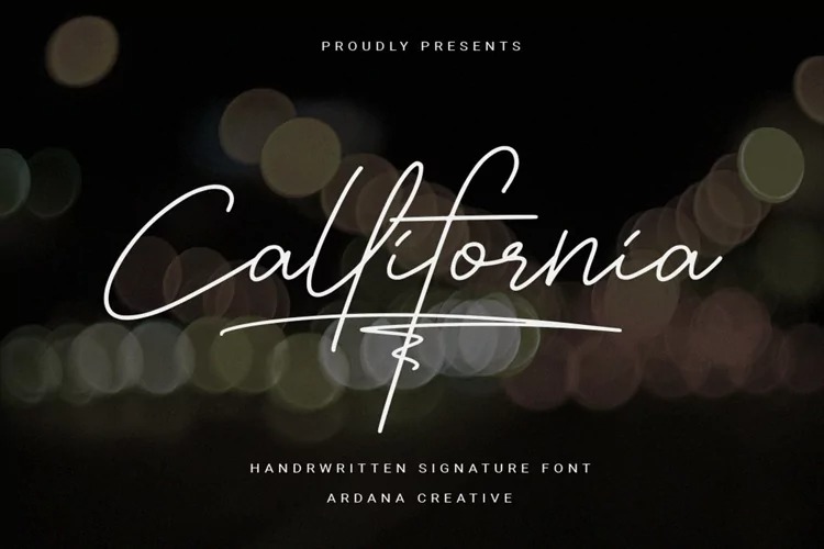 Callifornia Handwritten Font - Download Free Font