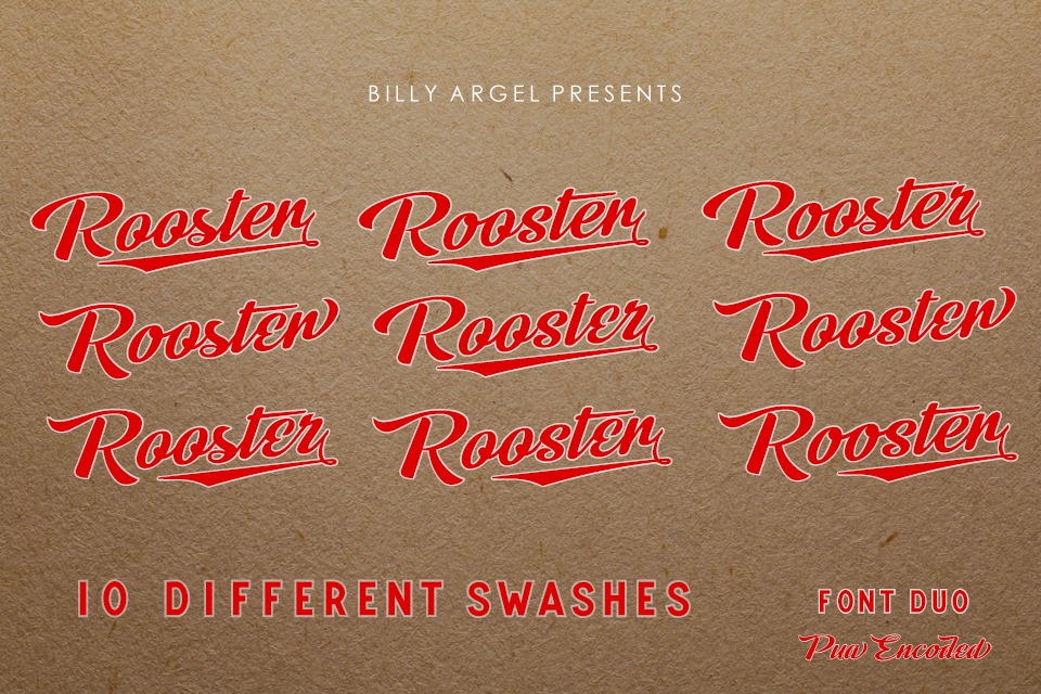 Rooster Bold Script Font - Download Free Font