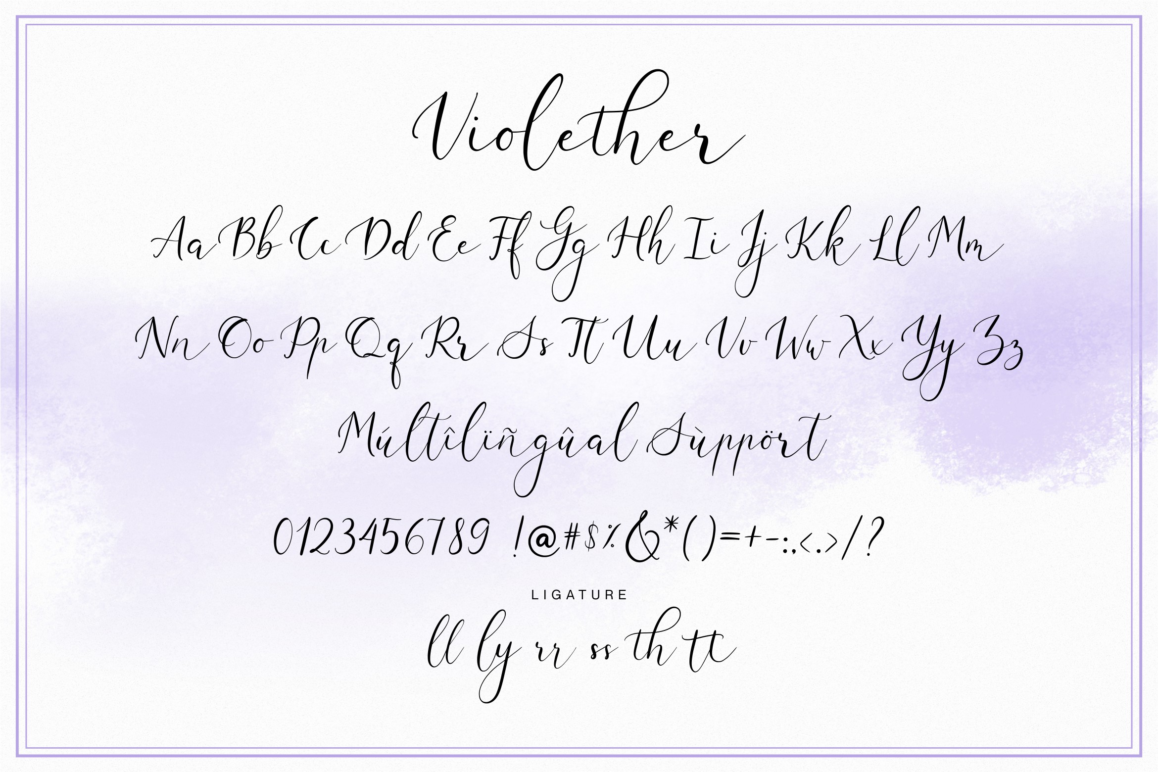 Violether Calligraphy Font - Download Free Font